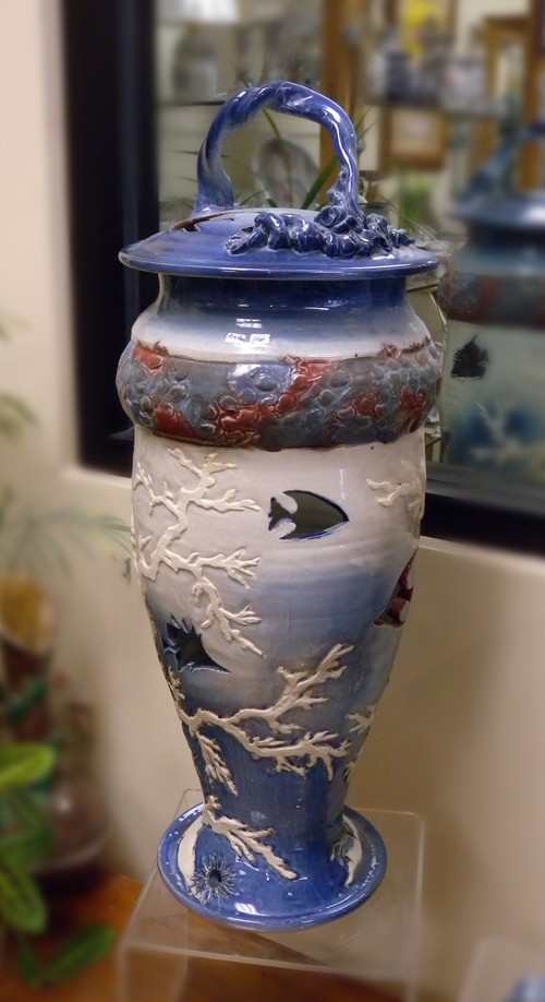 Large Porcelain Fish Vase , Buie Pottery - Handcrafted pottery in ...